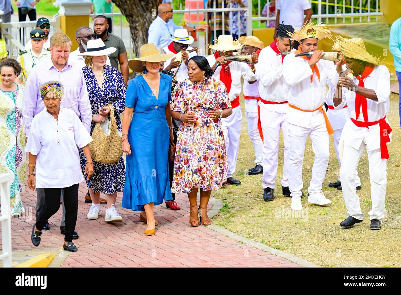 Curacao - 3 Feb 2023, King Willem-Alexander and Queen Maxima of the ...