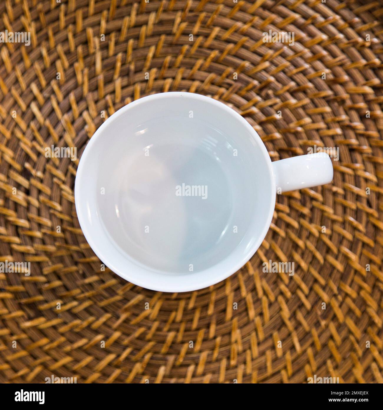 Empty cup top view hi-res stock photography and images - Alamy