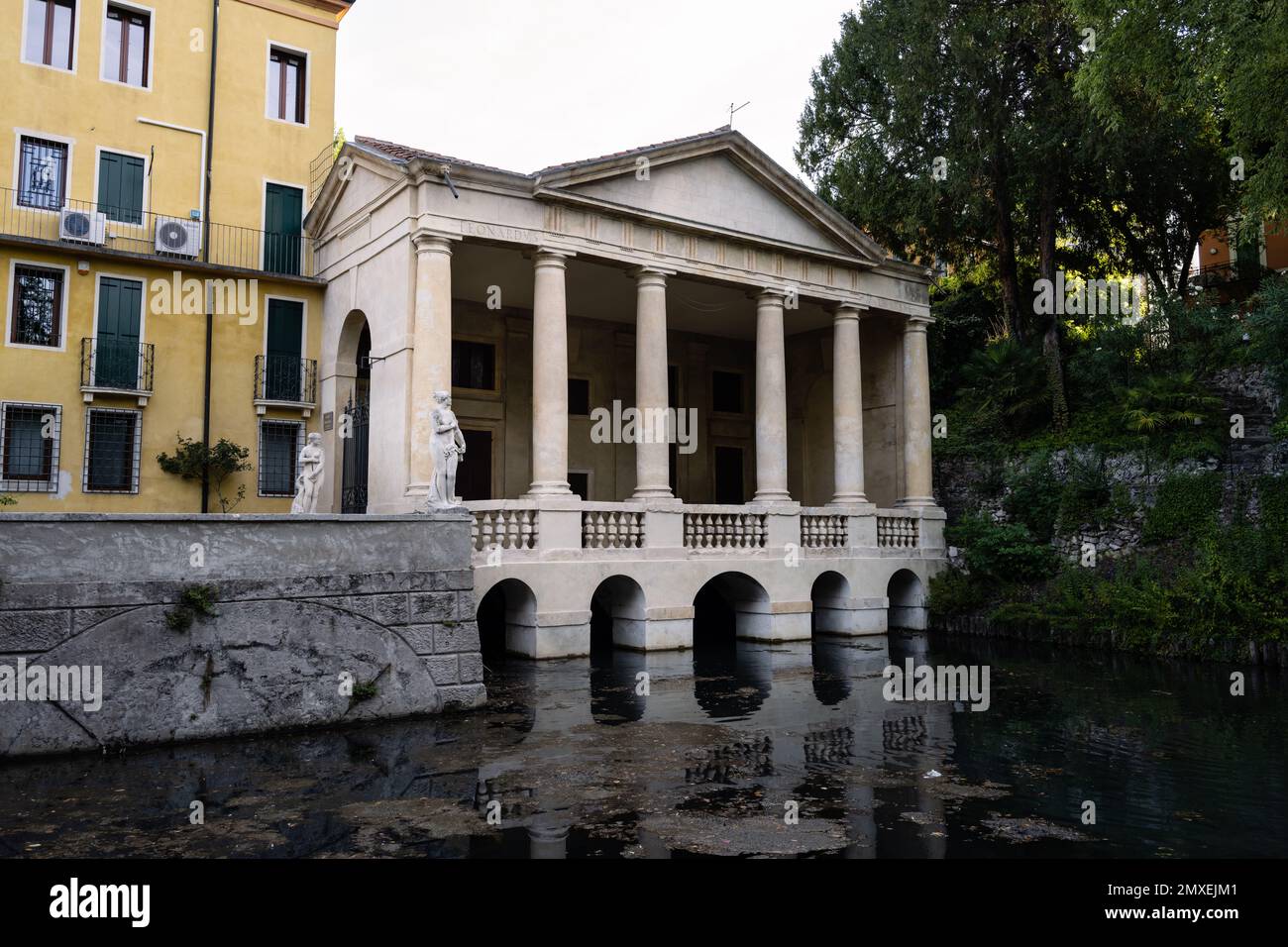 Loggia Valmarana in Giardino Salvi Gardens in Vicenza, Italy ...