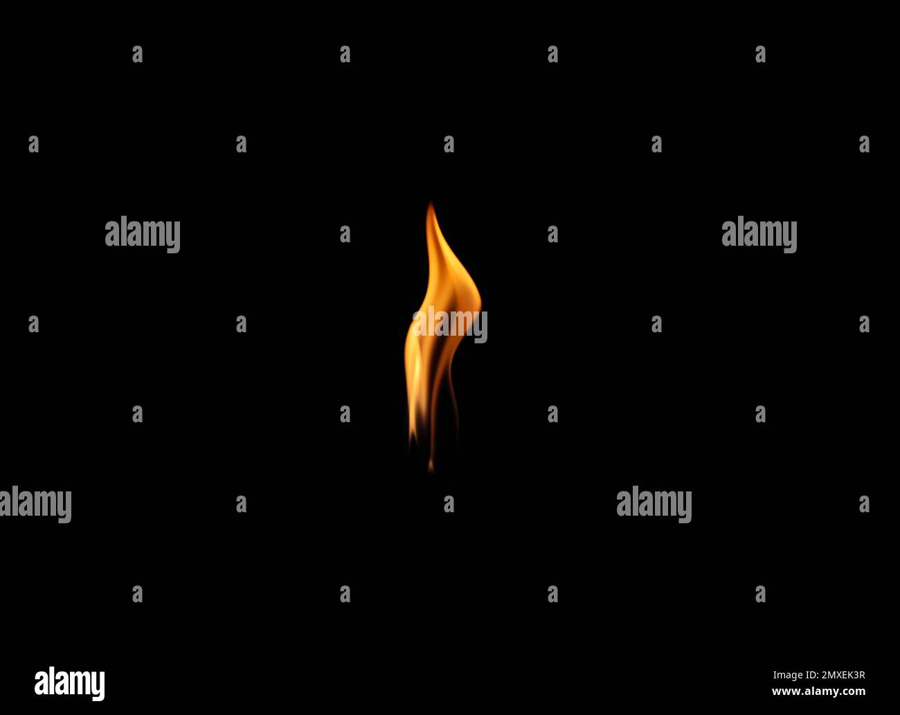 Beautiful bright fire flame on black background Stock Photo - Alamy