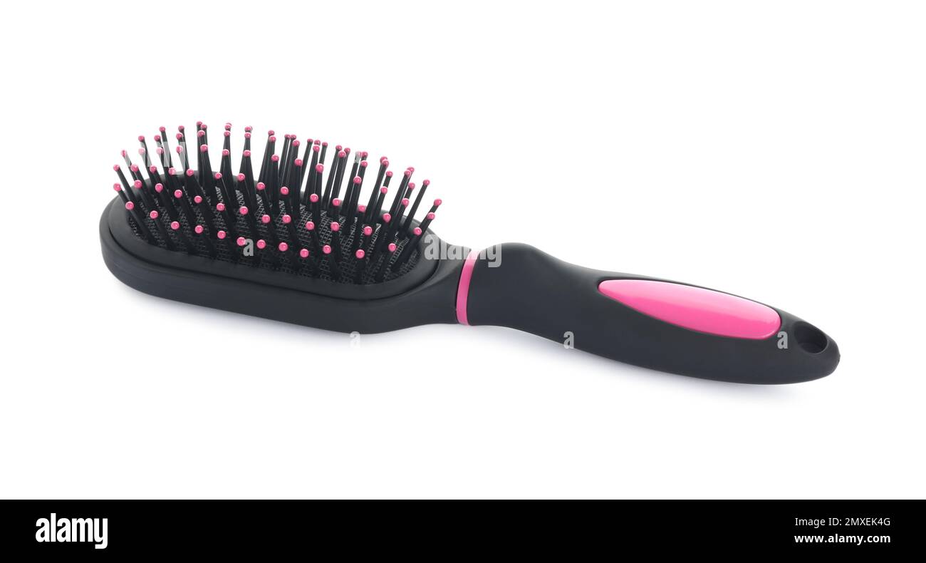 Paddle hair brush on Cut Out Stock Images & Pictures - Alamy