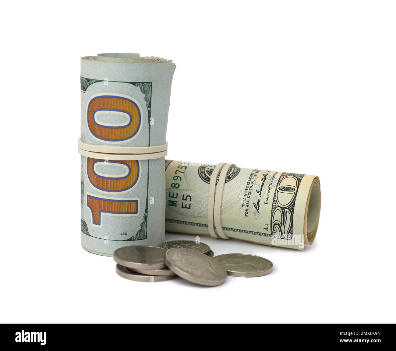 Rolled coins hi-res stock photography and images - Alamy