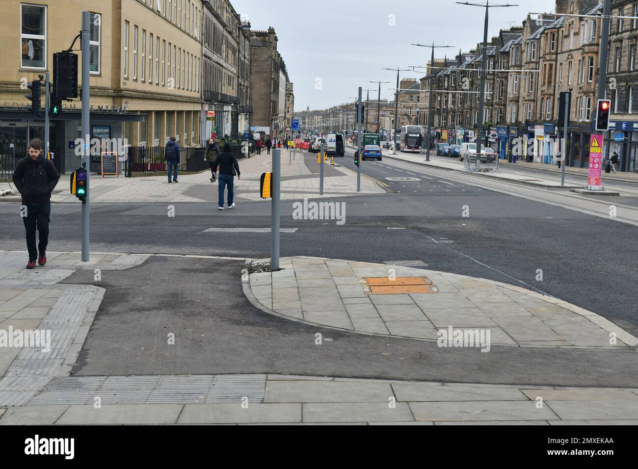 Edinburgh Scotland, UK 03 February 2023. General views of Leith Walk ...