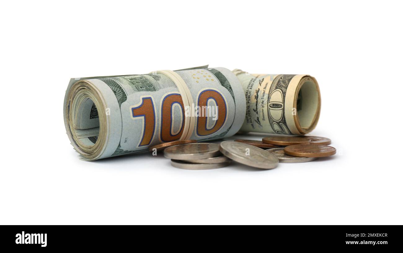 Rolled coins hi-res stock photography and images - Alamy