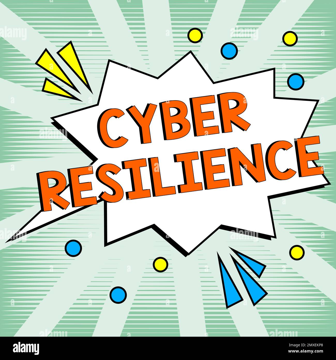Sign displaying Cyber Resilience, Internet Concept measure of how well ...
