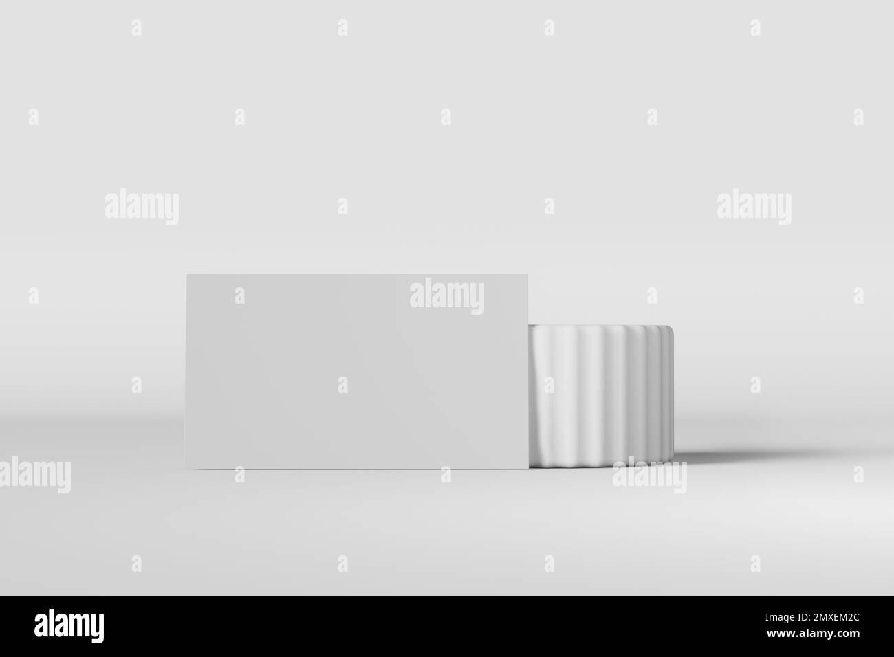 Blank business card realistic mockup corporate branding identity design ...