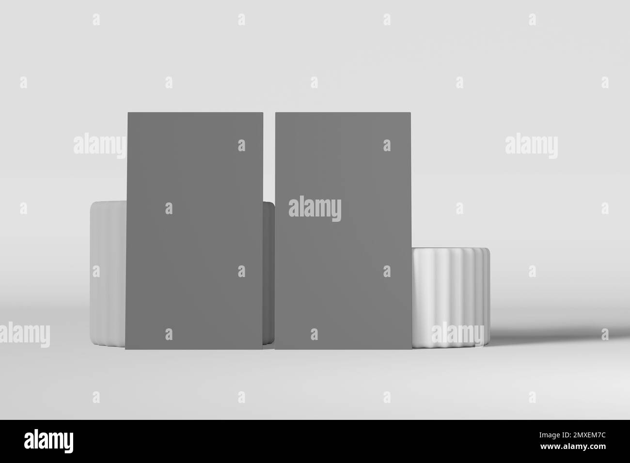 Blank business card realistic mockup corporate branding identity design ...