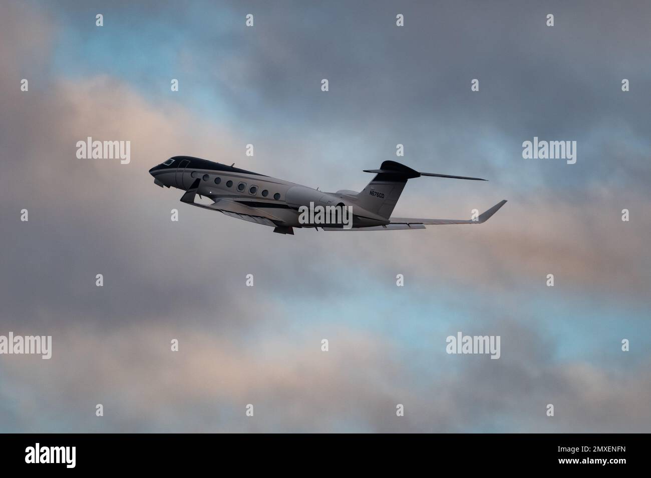 Zurich, Switzerland, January 20, 2023 Gulfstream G650-ER business ...