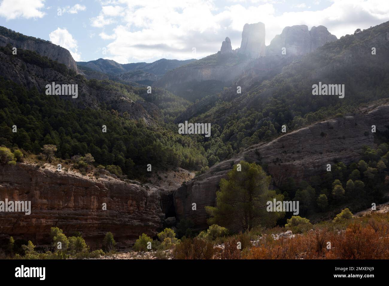 Los Ports mountains natural park Stock Photo - Alamy