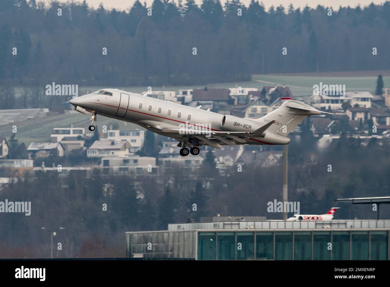 Zurich, Switzerland, January 20, 2023 Bombardier Challenger 350 ...