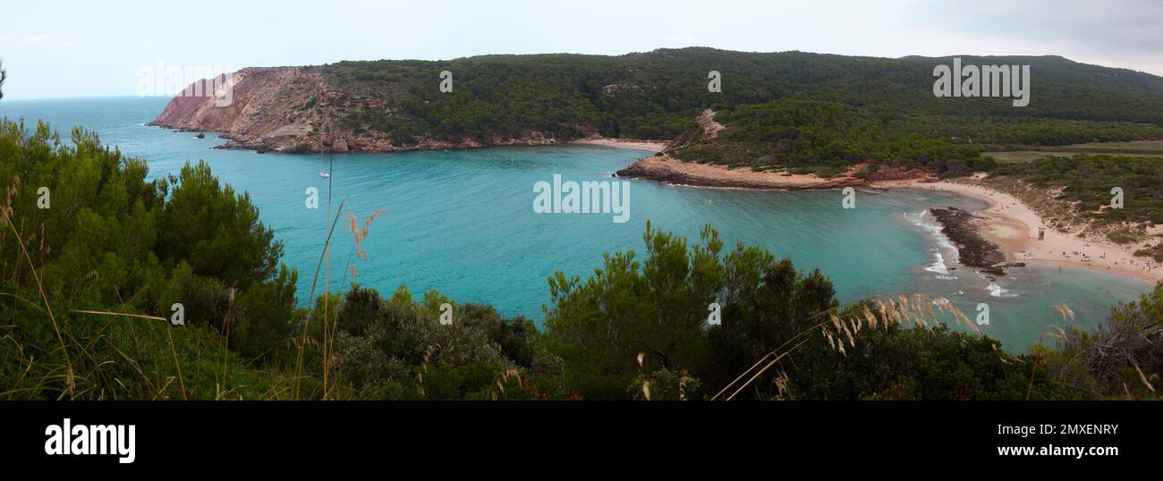 Beach in Menorca island Stock Photo - Alamy