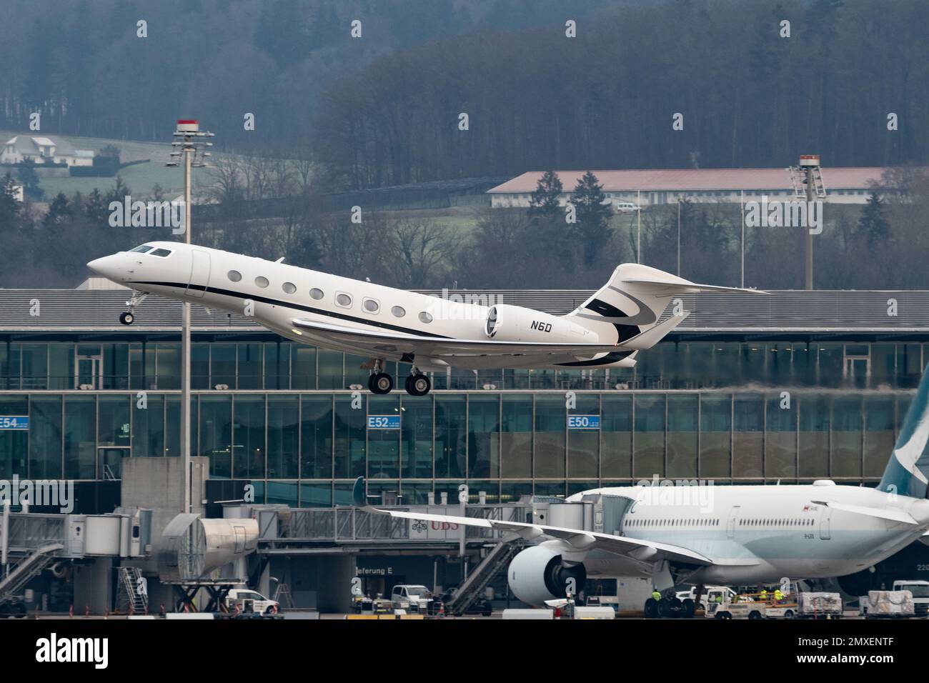 Zurich, Switzerland, January 20, 2023 Gulfstream G650-ER business ...