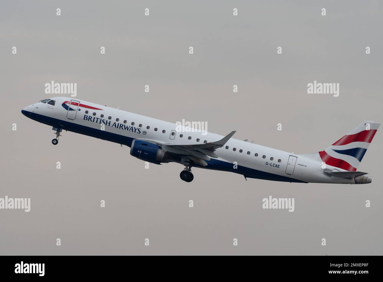 Zurich, Switzerland, January 20, 2023 British airways Embraer E190-LR ...