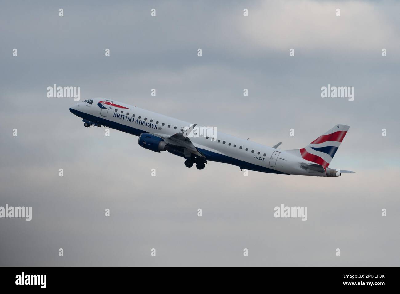 Zurich, Switzerland, January 20, 2023 British airways Embraer E190-LR ...