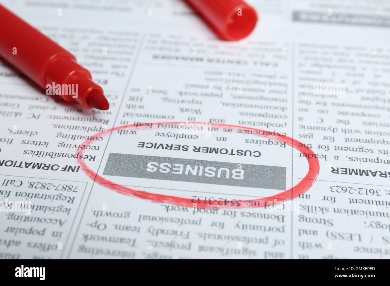 Help wanted section newspaper hi-res stock photography and images - Alamy