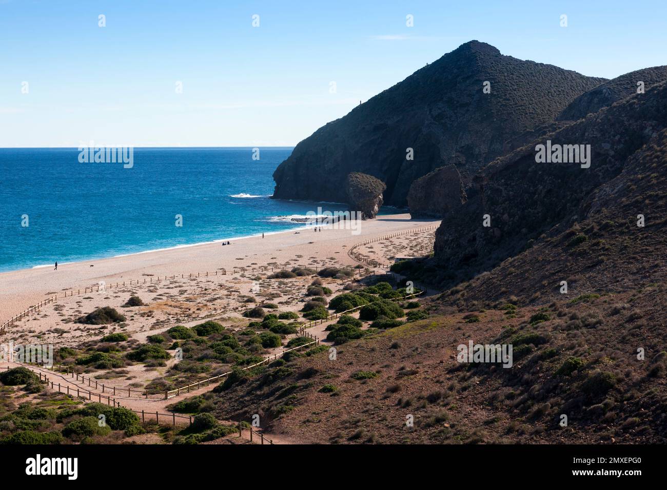 Views of Cape Of Gata Natural Park. Almeria, Spain Stock Photo - Alamy