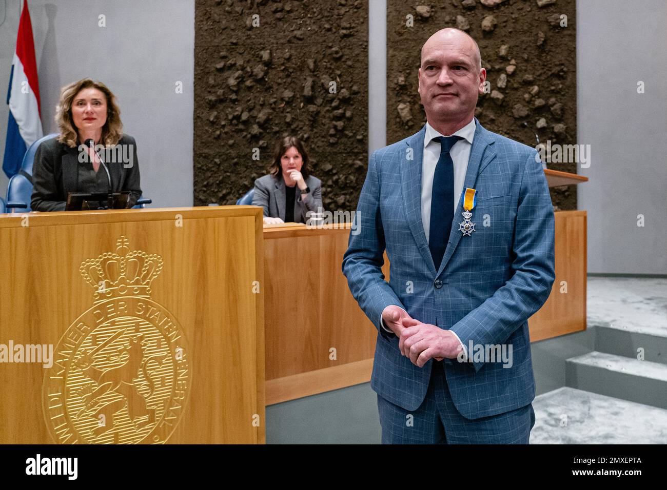 THE HAGUE, NETHERLANDS - JANUARY 24: Gert-Jan Segers of CU during the ...