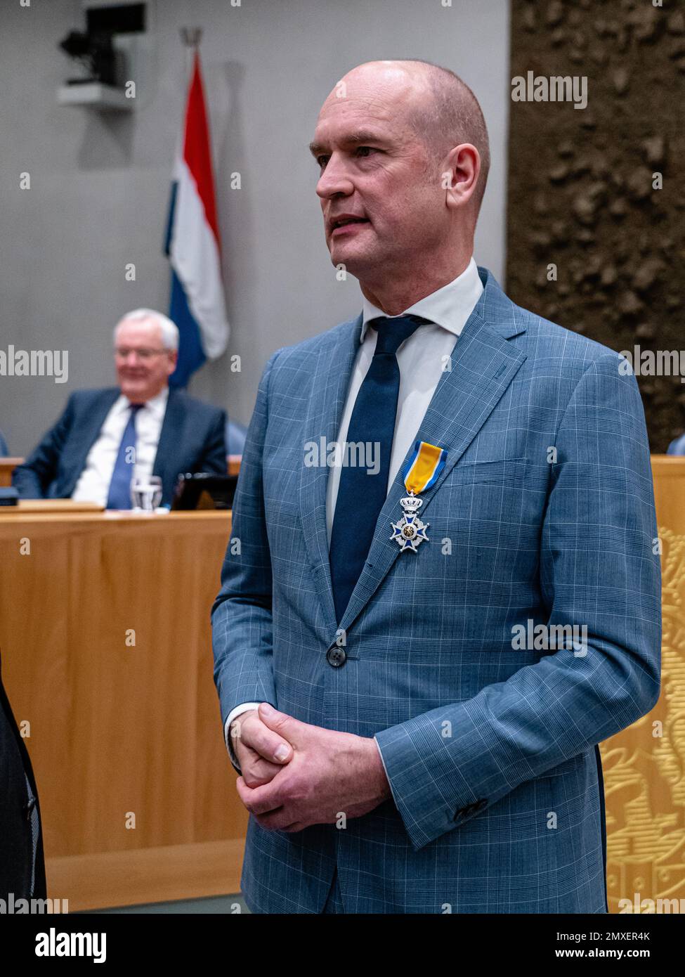 THE HAGUE, NETHERLANDS - JANUARY 24: Gert-Jan Segers of CU during the ...