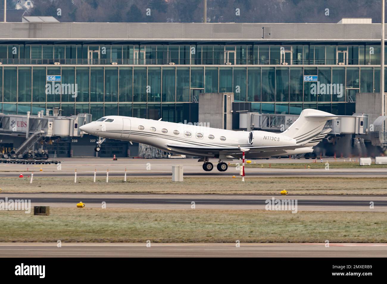 Zurich, Switzerland, January 20, 2023 Gulfstream G650-ER business ...