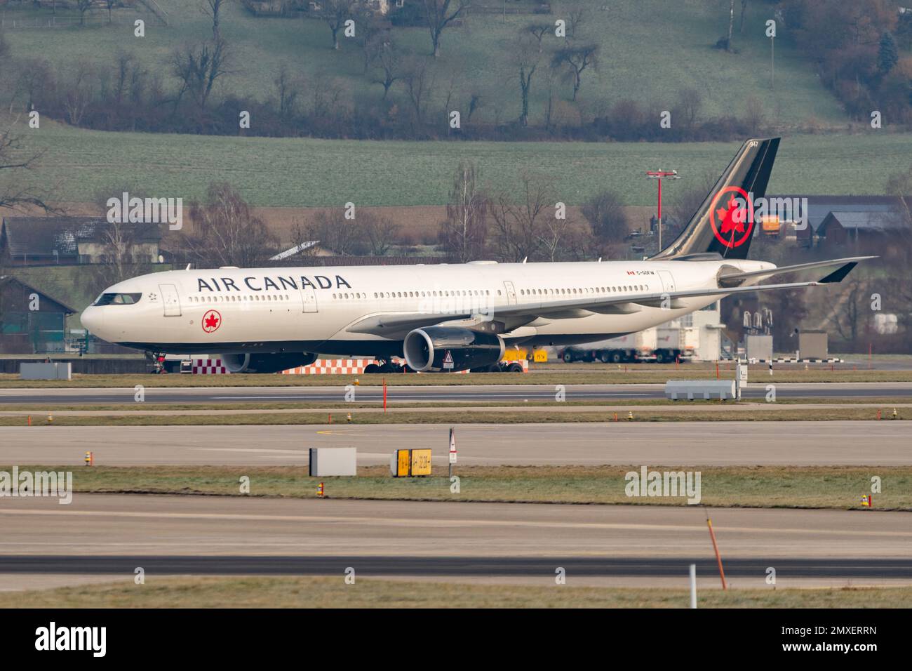 Zurich, Switzerland, January 20, 2023 Air Canada Airbus A330-343 ...