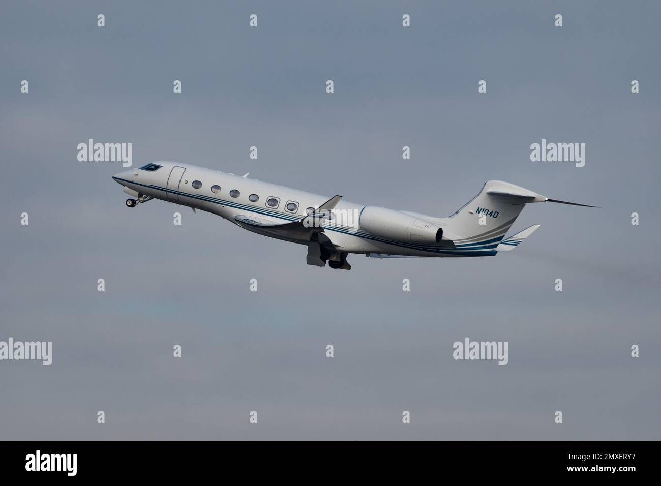 Zurich, Switzerland, January 20, 2023 Gulfstream G650 business aircraft ...