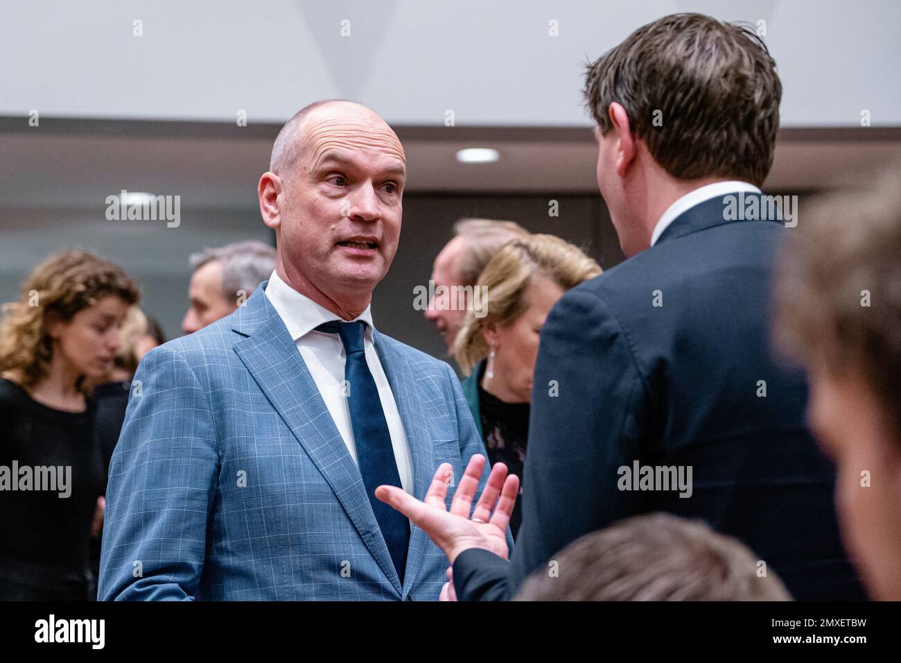 THE HAGUE, NETHERLANDS - JANUARY 24: Gert-Jan Segers of CU, Jan ...