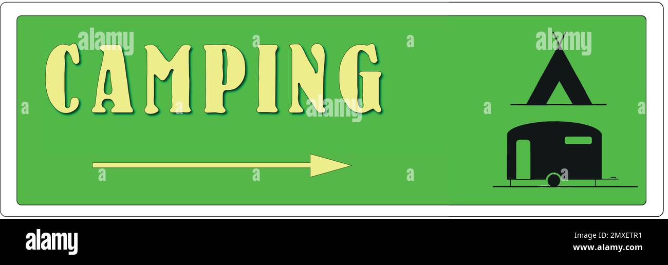 Tents and caravans Stock Vector Images - Alamy