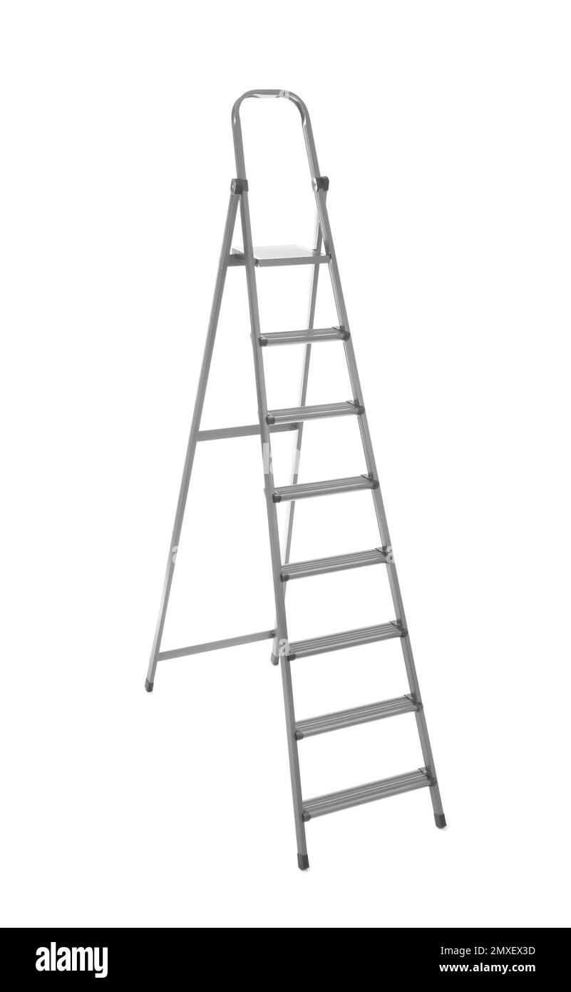 Step ladder detail Cut Out Stock Images & Pictures - Alamy