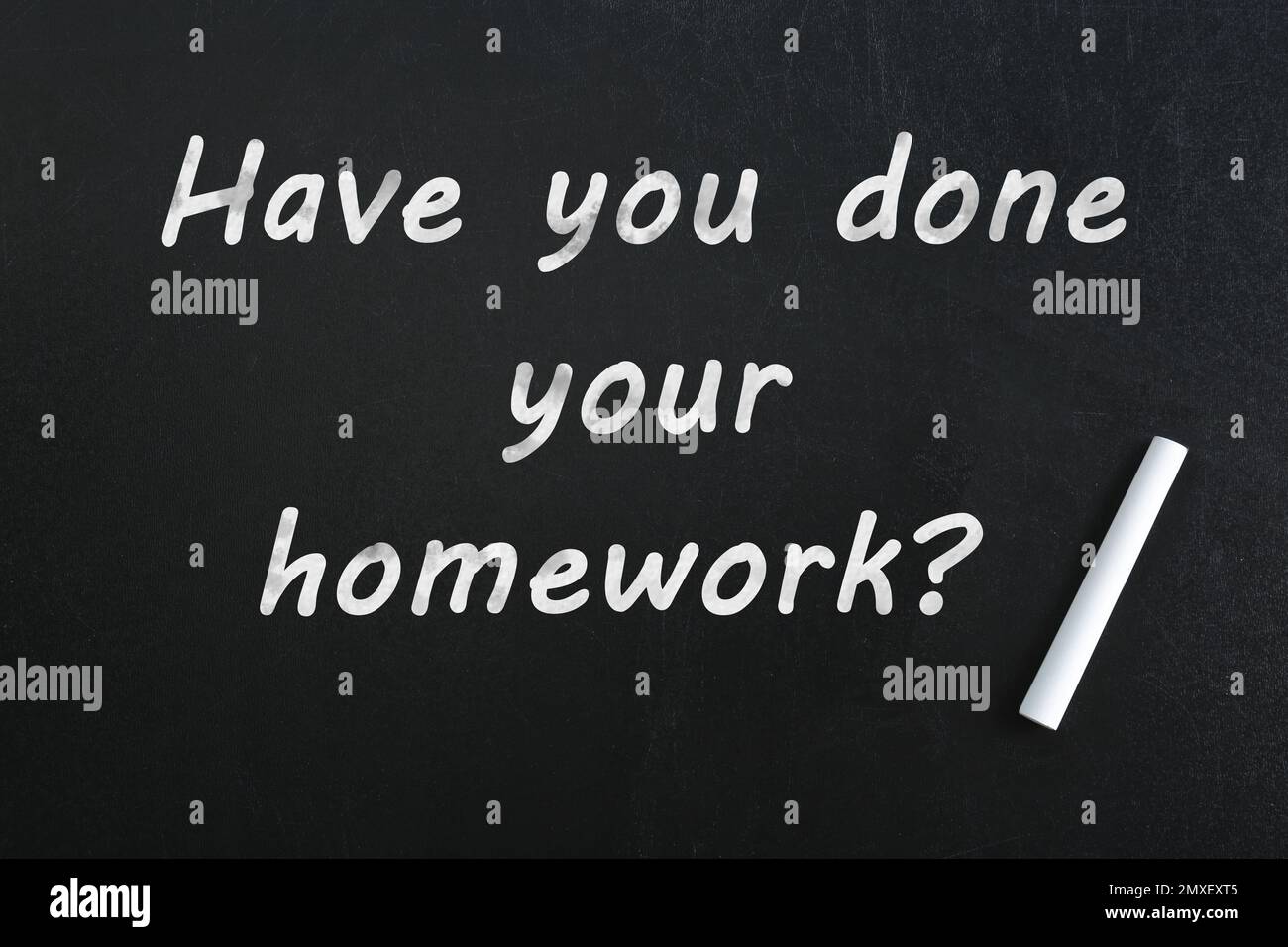 Have you done your homework hi-res stock photography and images - Alamy