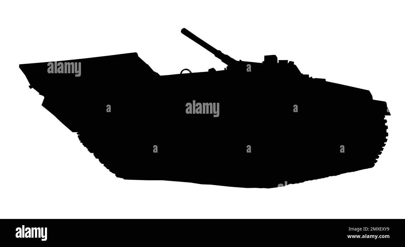 Armored vehicle silhouette hi-res stock photography and images - Alamy