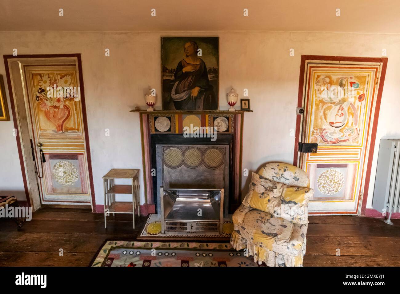 England, East Sussex, Firle, West Firle, Charleston House, The Home of ...