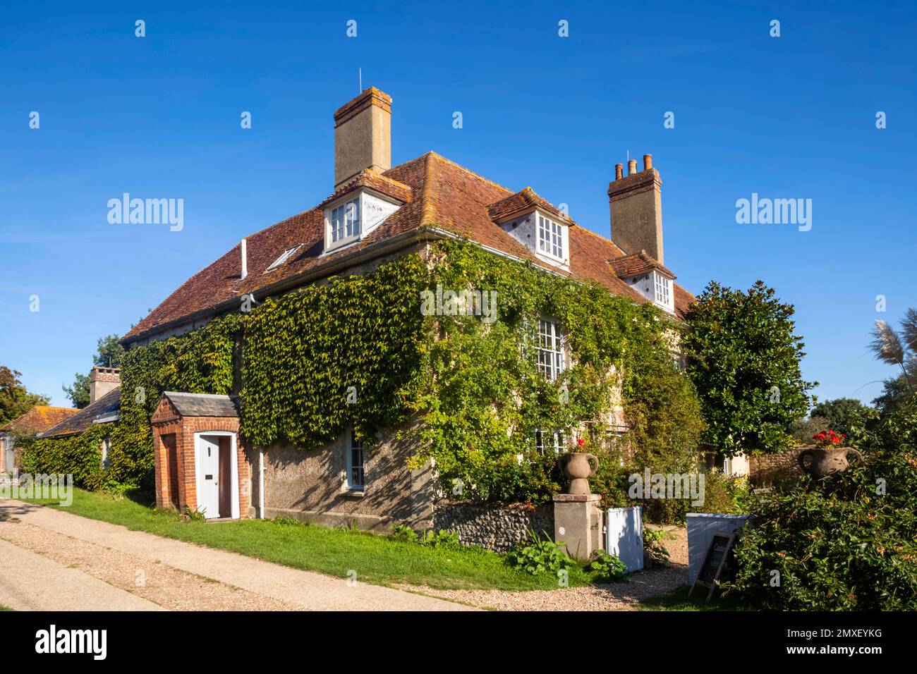 England, East Sussex, Firle, West Firle, Charleston House, The Home of ...