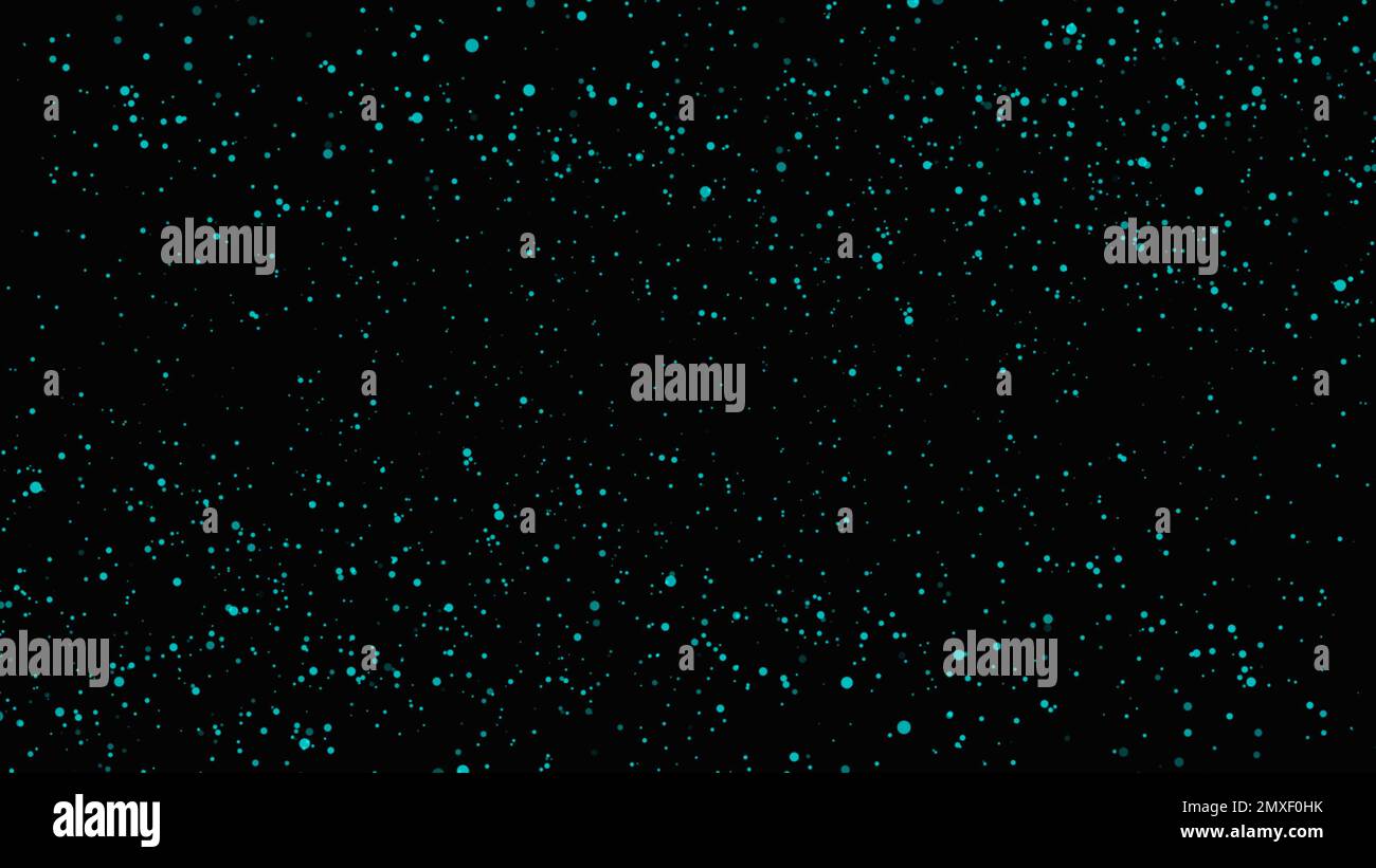 Sky blue glowing particles flying in whirlwind. Sky blue bokeh particle ...