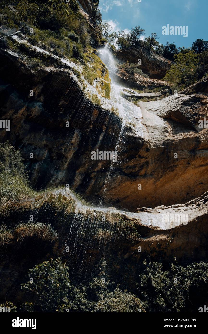 Salt del Robert Waterfall. Los Ports. Castellon province. Valencia ...
