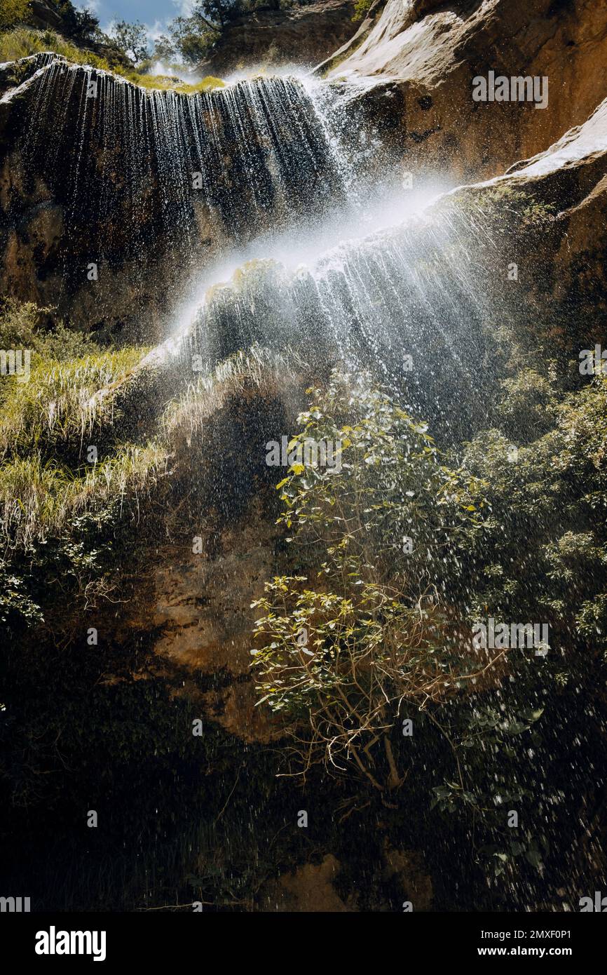 Salt del Robert Waterfall. Los Ports. Castellon province. Valencia ...