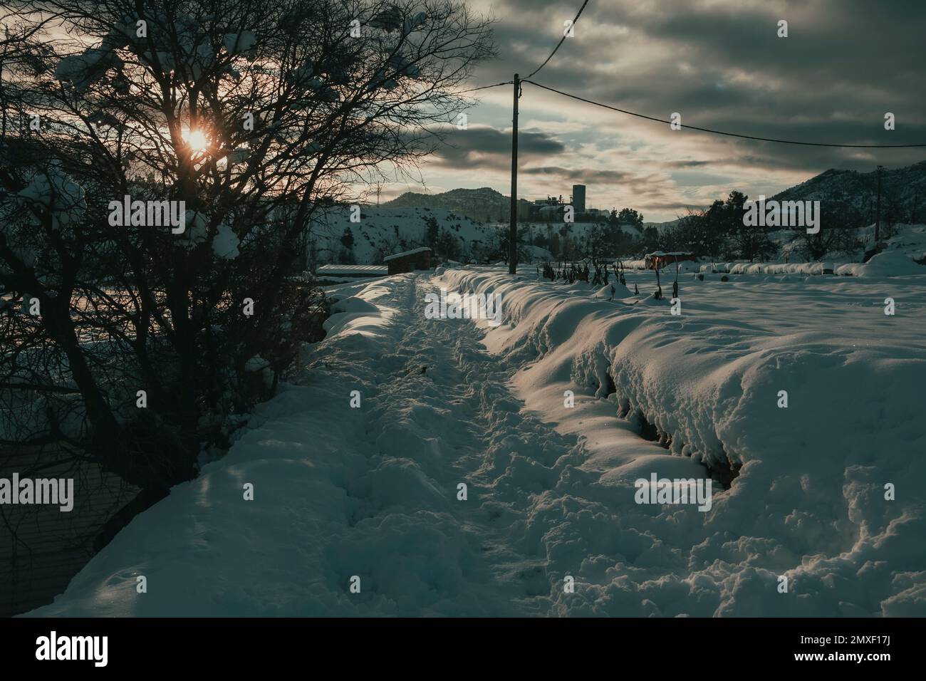 The storm Filomena affects several places in Spain, especially the ...
