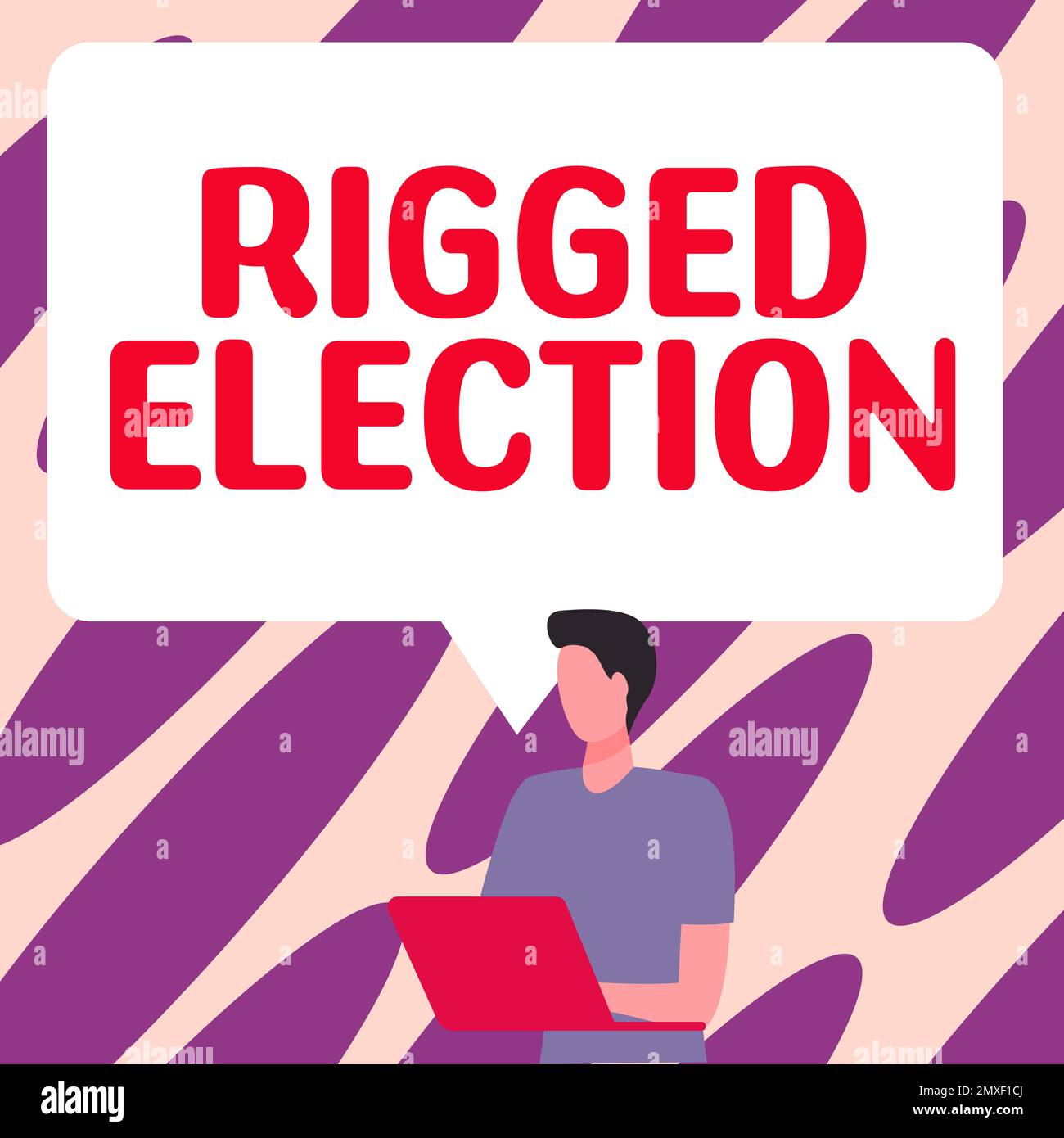 Inspiration showing sign Rigged Election. Concept meaning Manage ...