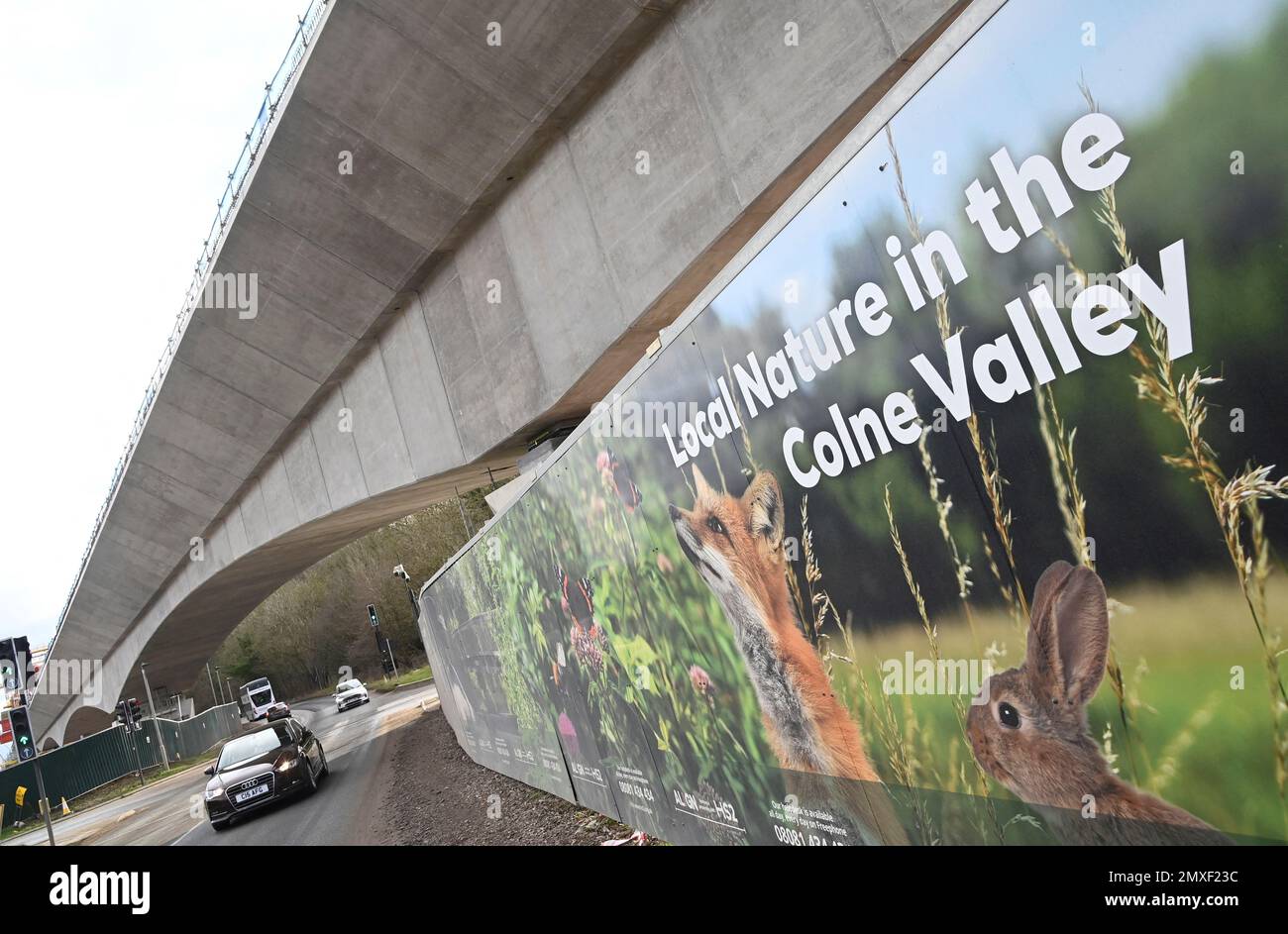 Hs2 colne valley viaduct hi-res stock photography and images - Alamy