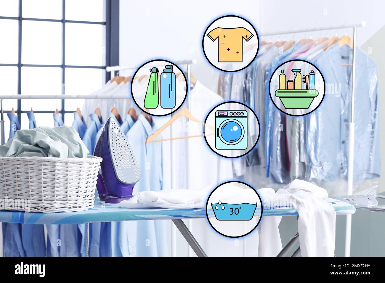 Industrial ironing board hi-res stock photography and images - Alamy