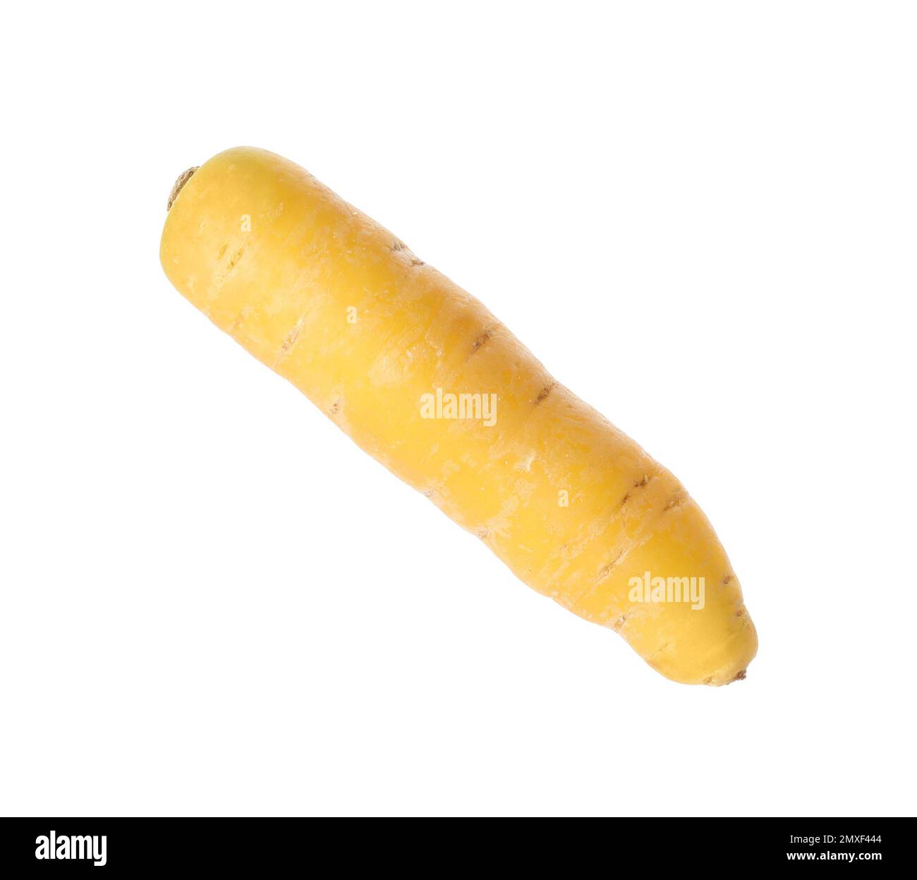 Fresh raw yellow carrot isolated on white Stock Photo - Alamy
