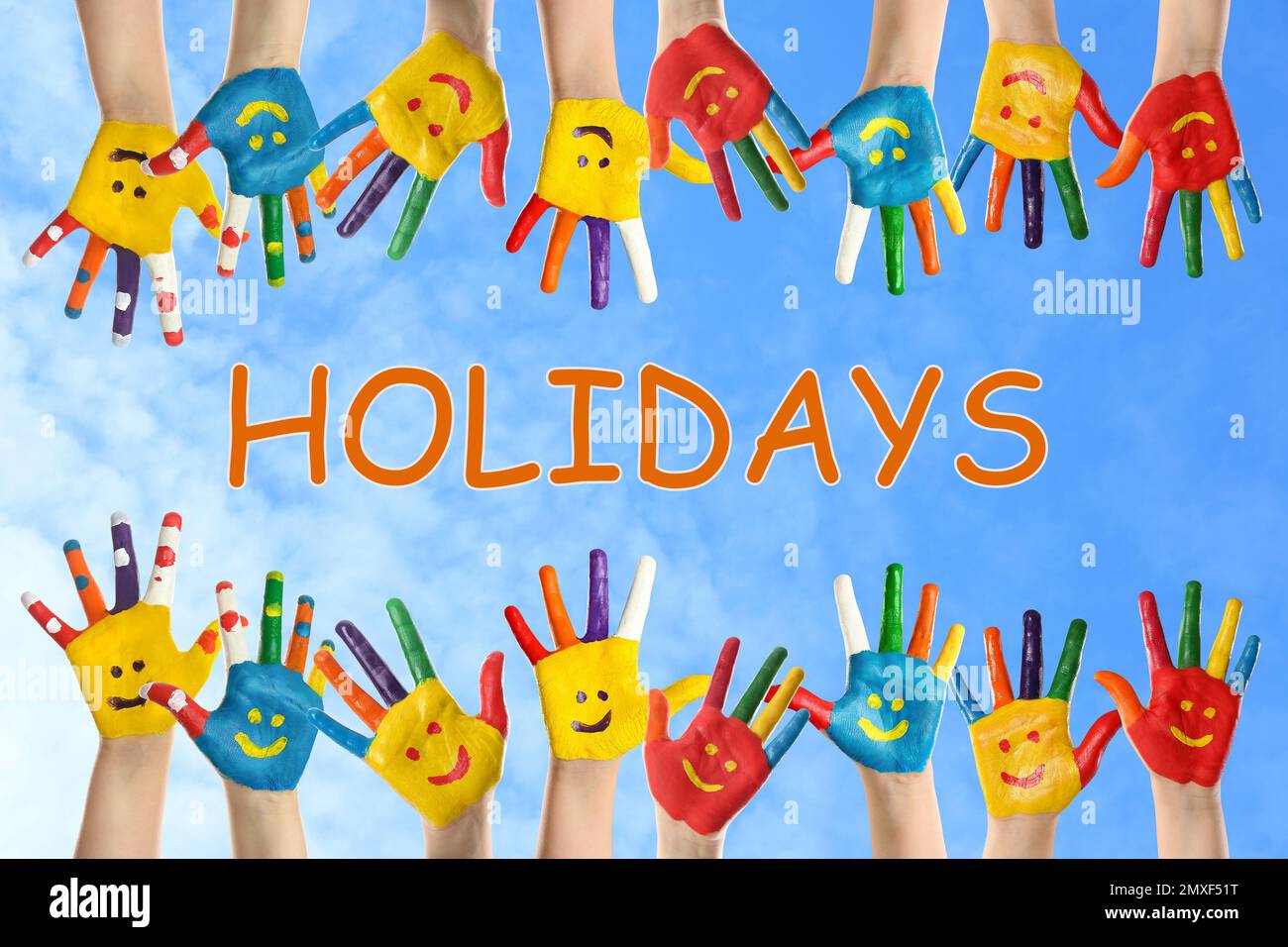 Happy School Holidays Sign