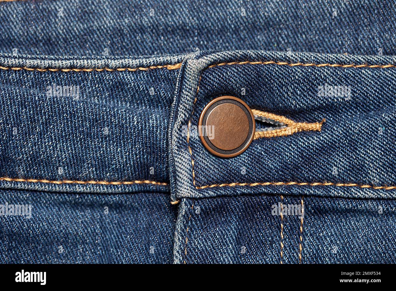 Sewn blue denim hi-res stock photography and images - Alamy