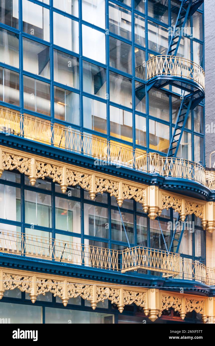 Capturing the intricate charm of Hallidie Building's Victorian facade ...