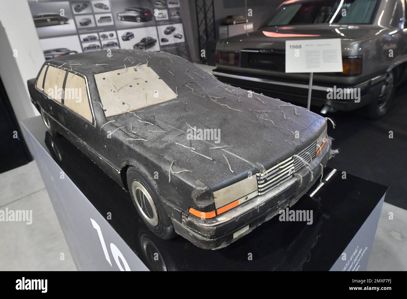 Moscow. The asymmetric ZIL-4101/4102 model at an exhibition 'Design ...