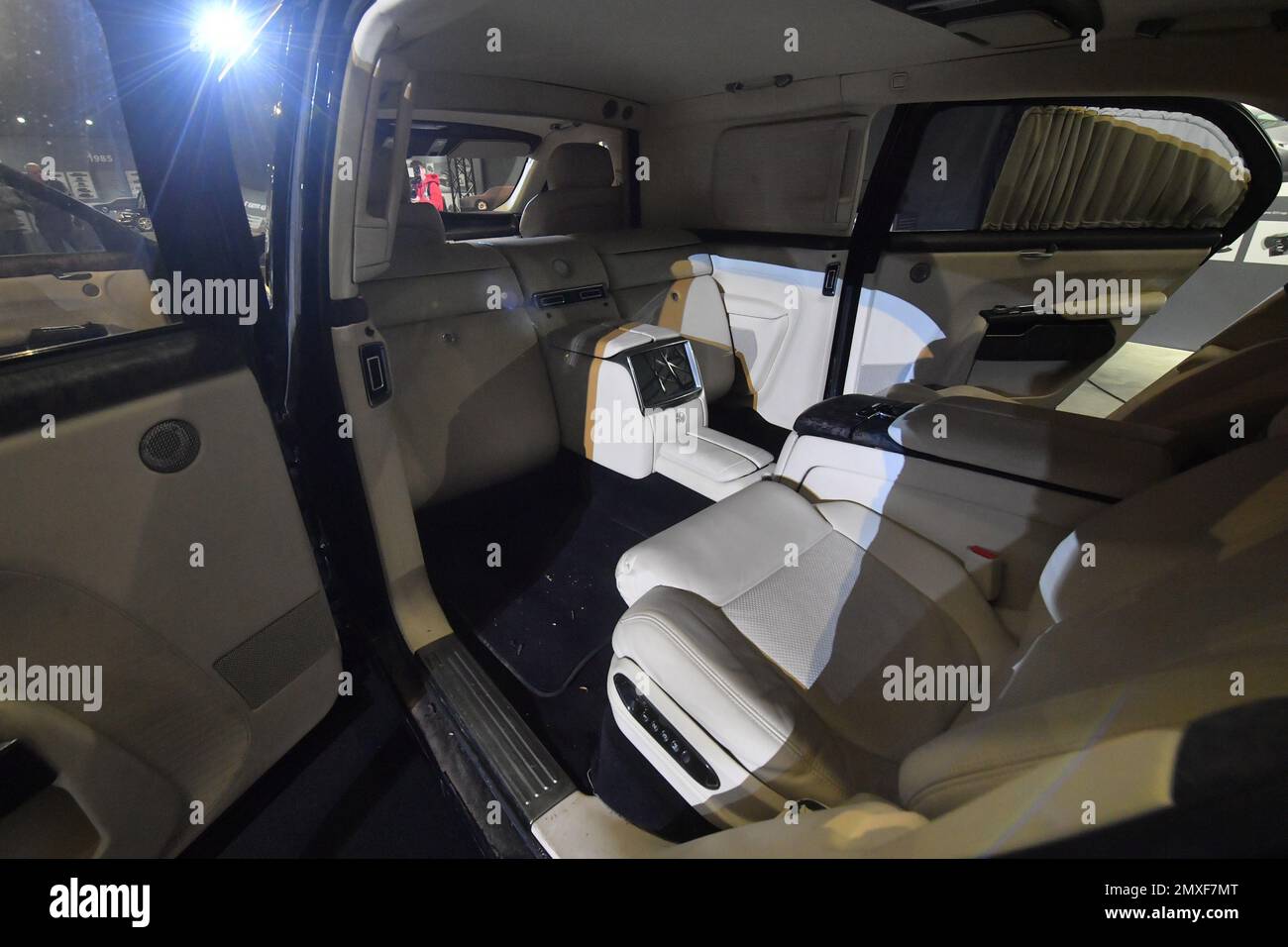 Moscow. Aurus limousine at an exhibition 'Design under a signature ...