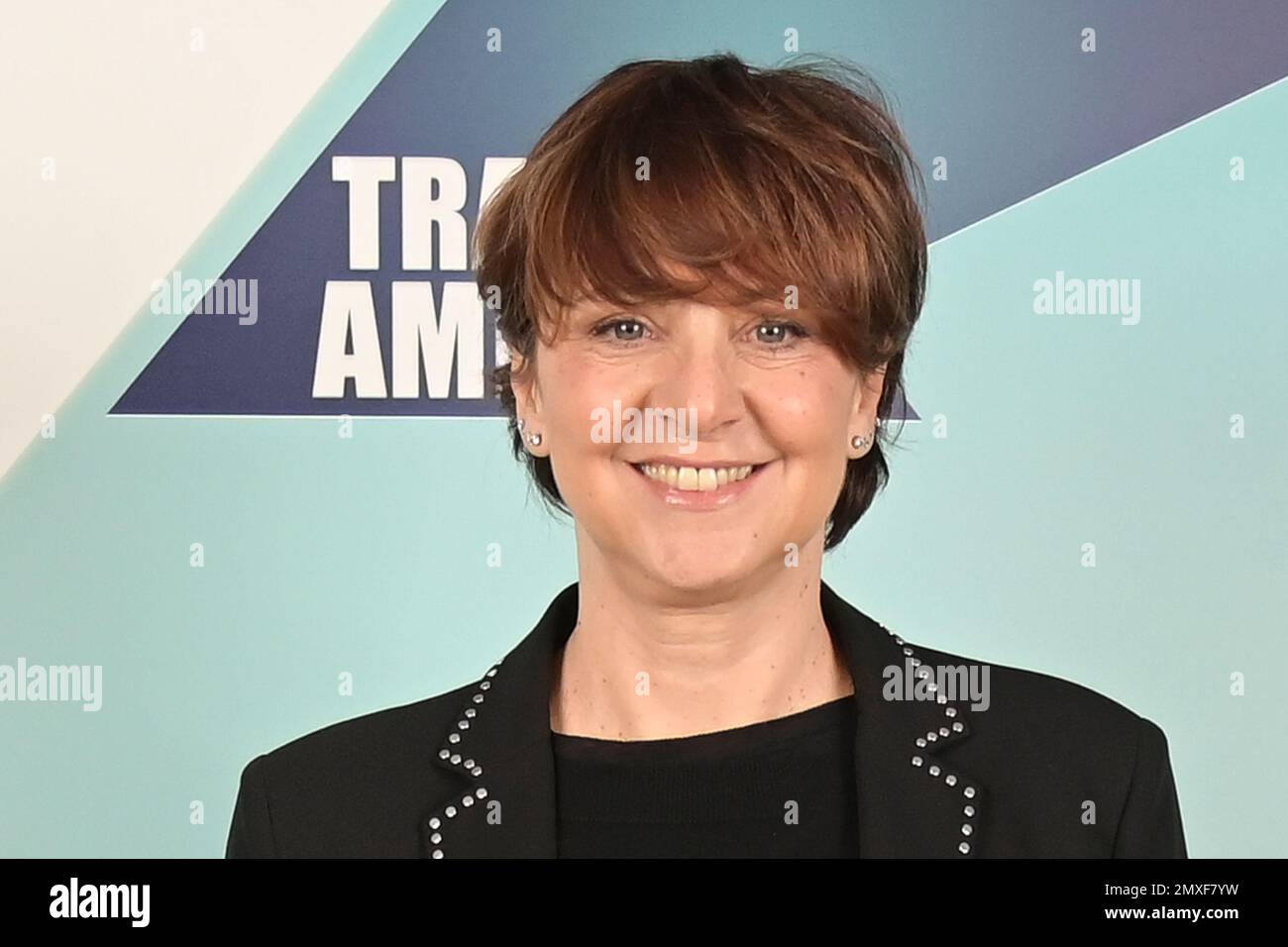 Debora Villa attends a photocall of the movie "Tramite amicizia" at the ...