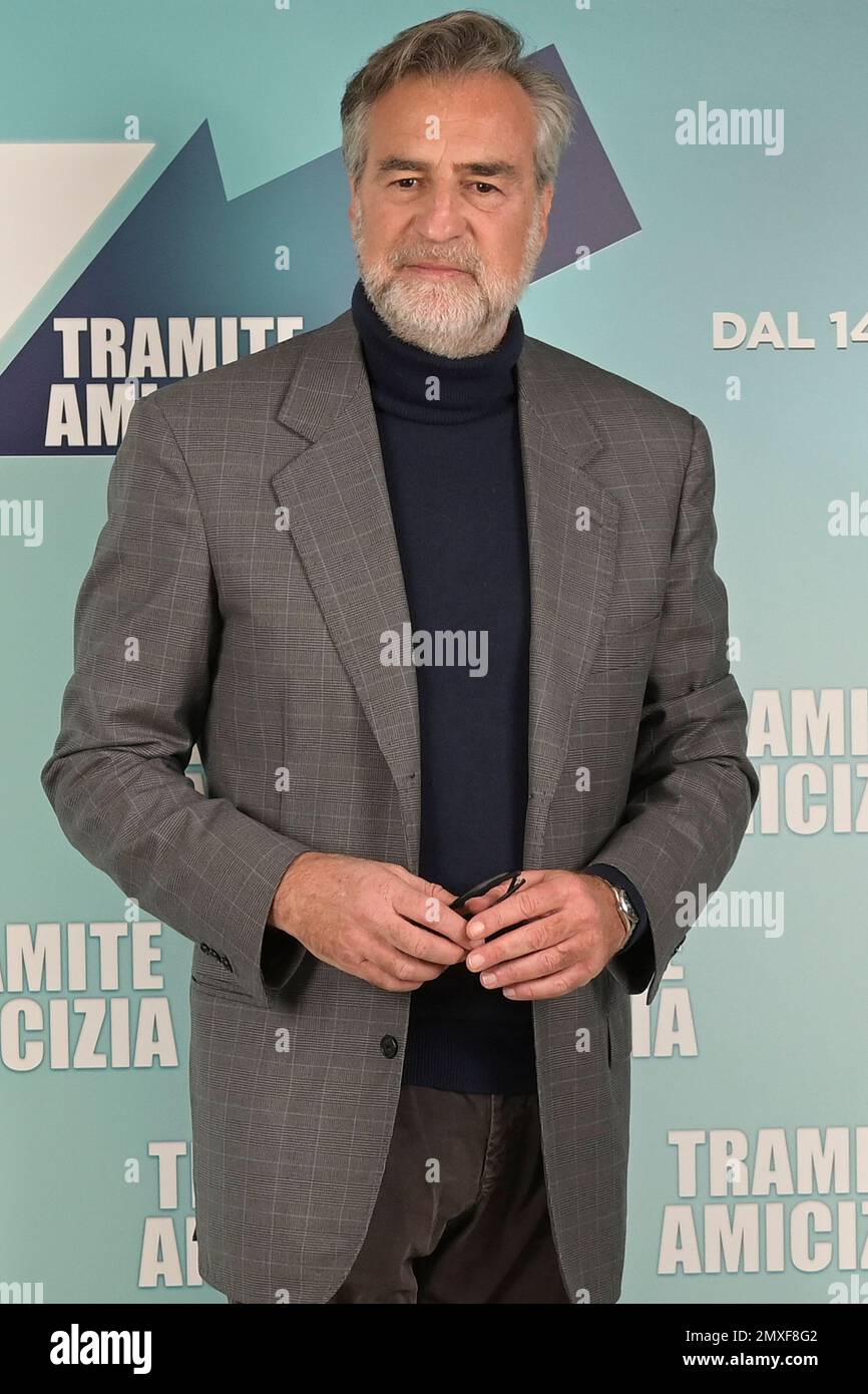 Max Tortora attends a photocall of the movie "Tramite amicizia" at the ...