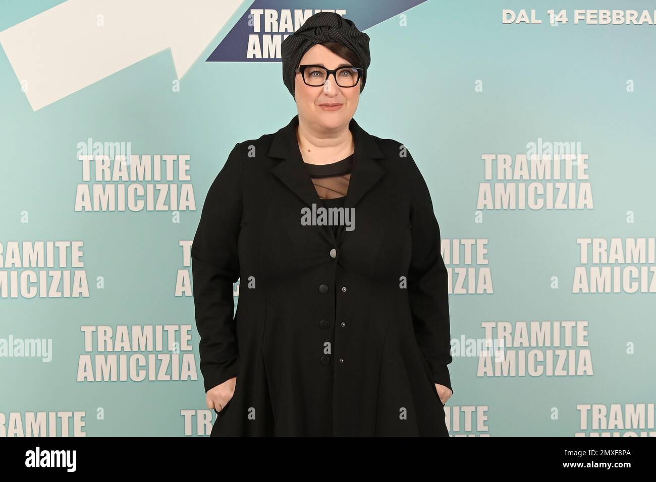 Maria Di Biase attends a photocall of the movie "Tramite amicizia" at ...
