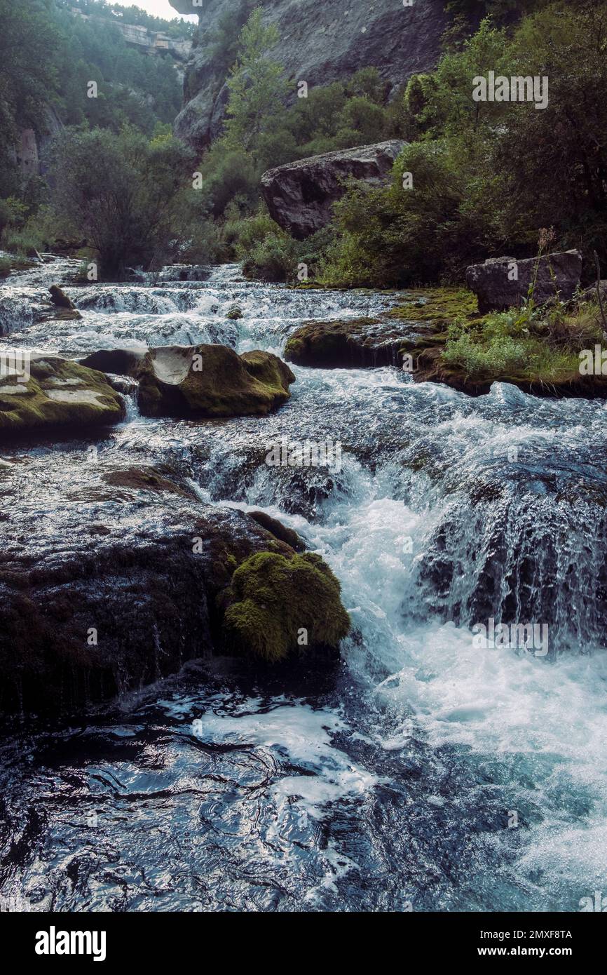 Birth of the Pitarque river. Province of Teruel Stock Photo - Alamy