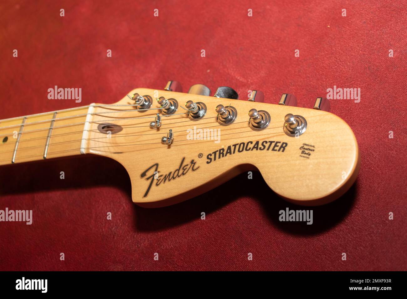 Vaduz, Liechtenstein, December 23, 2022 Product shot of a Fender ...